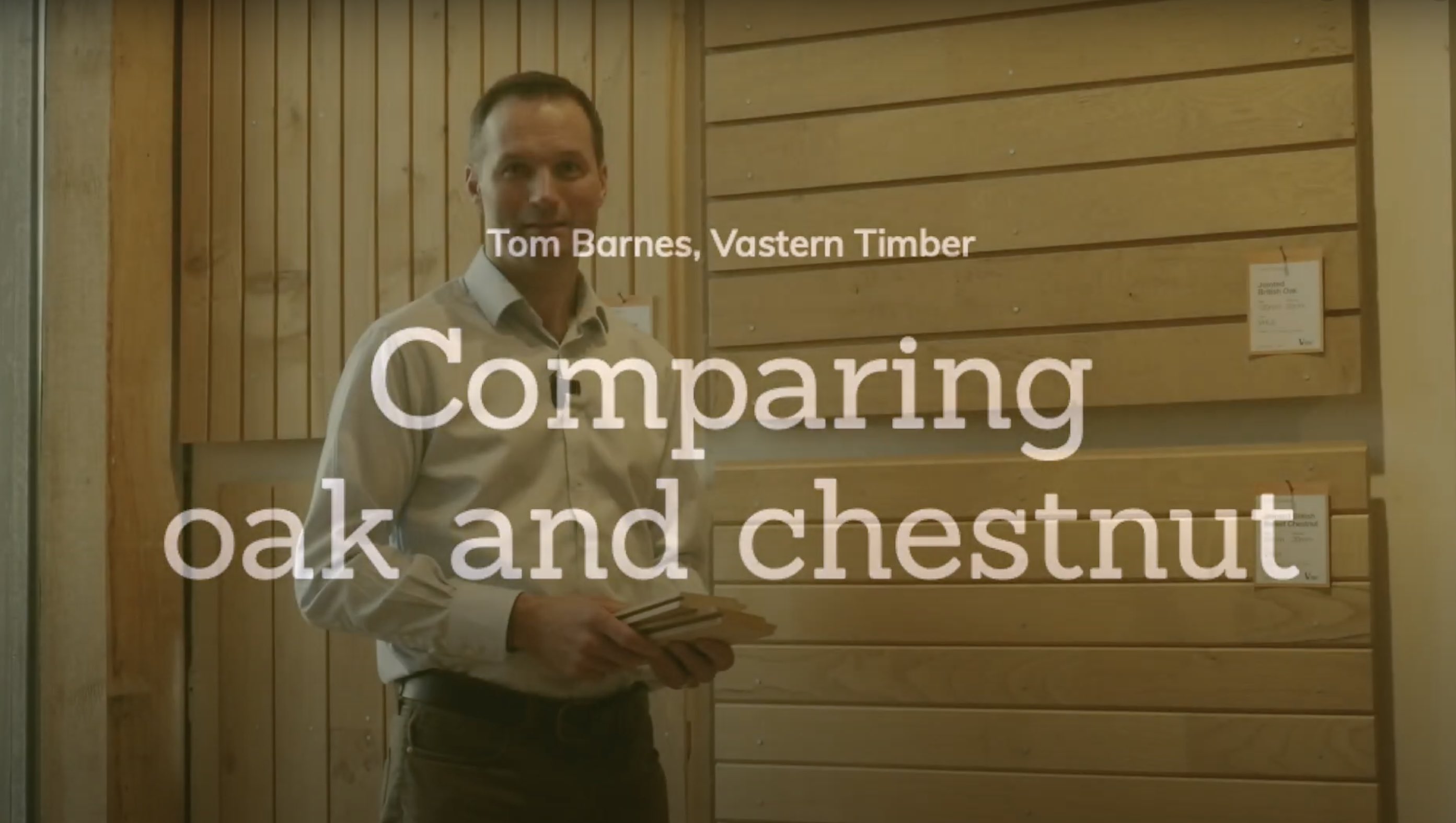 Comparing Oak and Sweet Chestnut cladding - Vastern