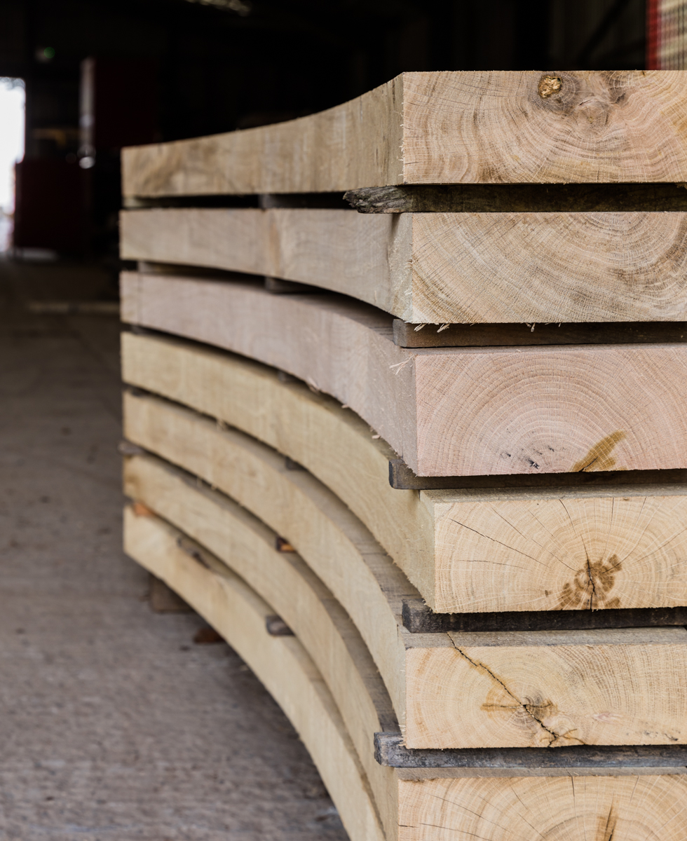 Curved Oak Beam | Vastern Timber